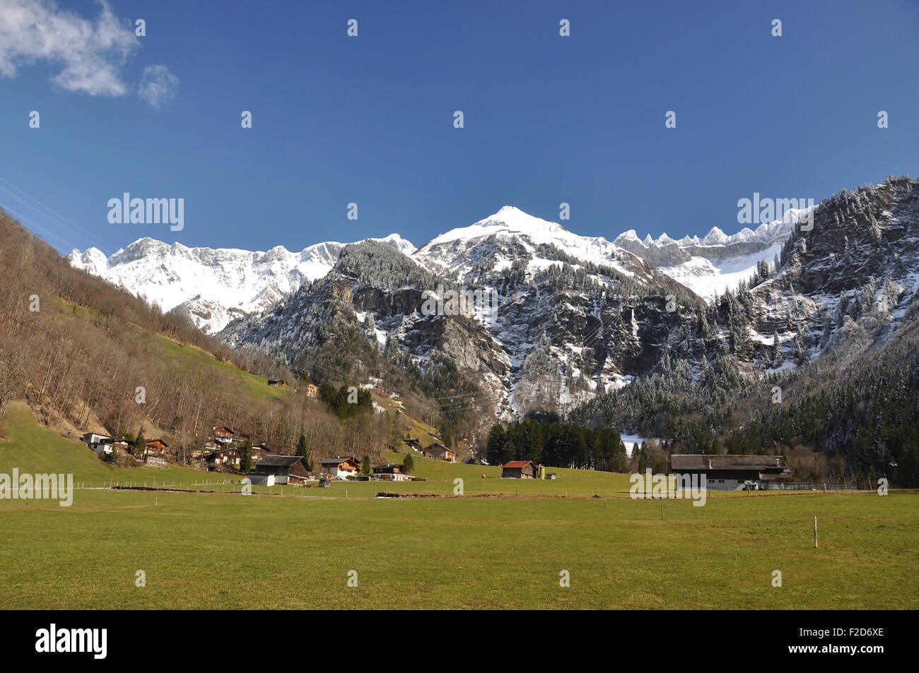 Elm village, Switzerland Stock Photo - Alamy