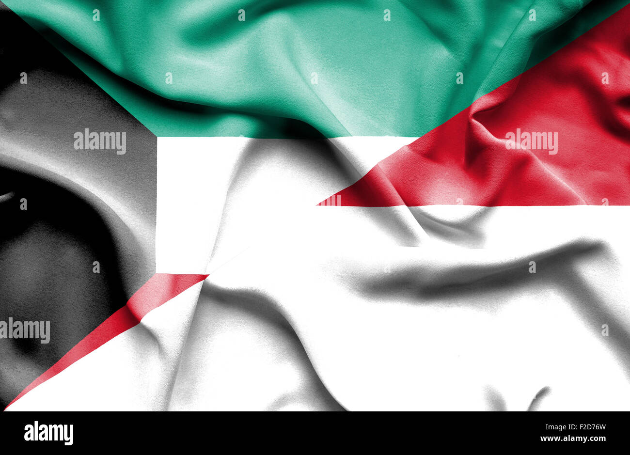 Kuwait indonesia flag hi-res stock photography and images - Alamy