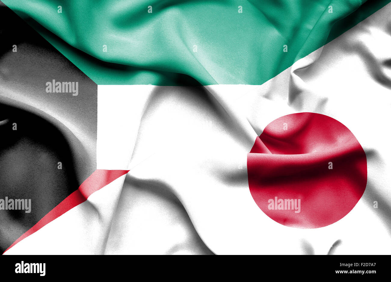 Kuwait japan flag hi-res stock photography and images - Alamy