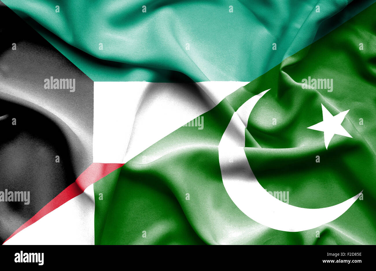 Kuwait pakistan flag hi-res stock photography and images - Alamy