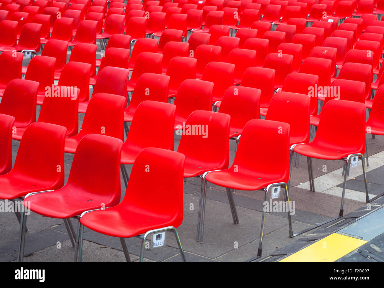 Conference room chairs red hi-res stock photography and images - Alamy