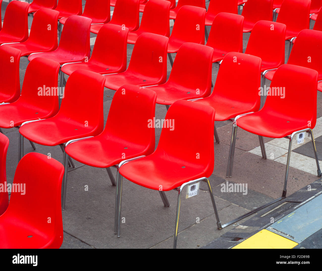 Conference room chairs red hi-res stock photography and images - Alamy