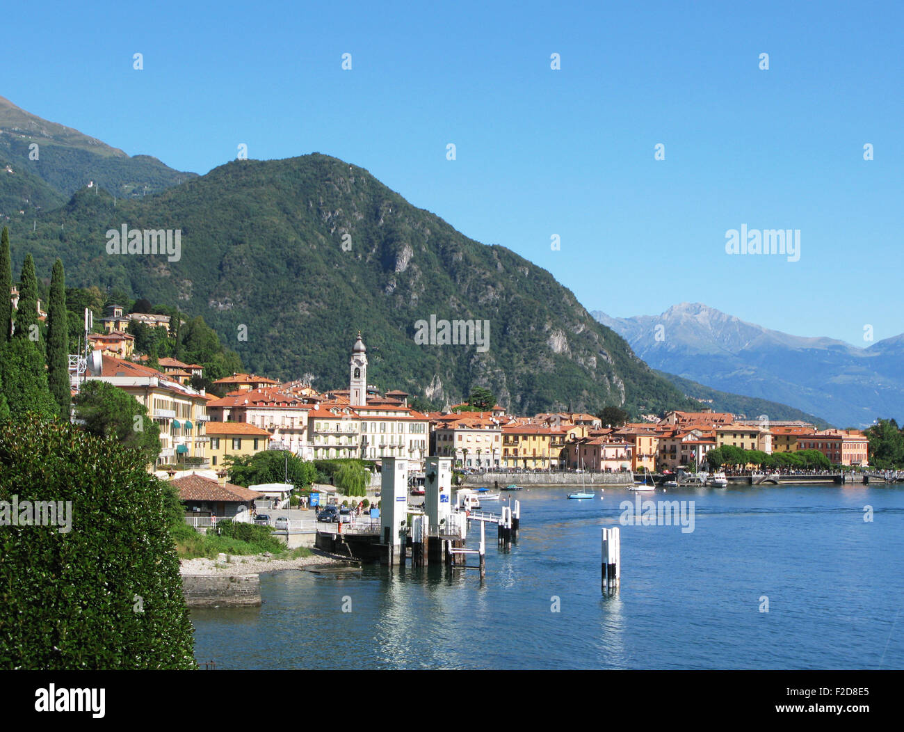 View to Menaggio town at famous Italian lake Como Stock Photo - Alamy