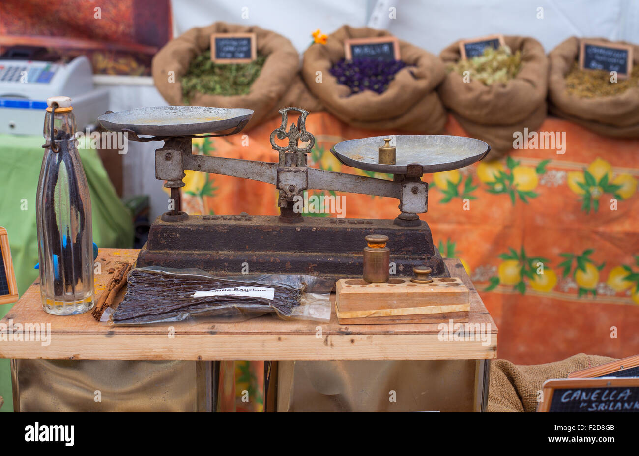 Vintage scale hi-res stock photography and images - Alamy