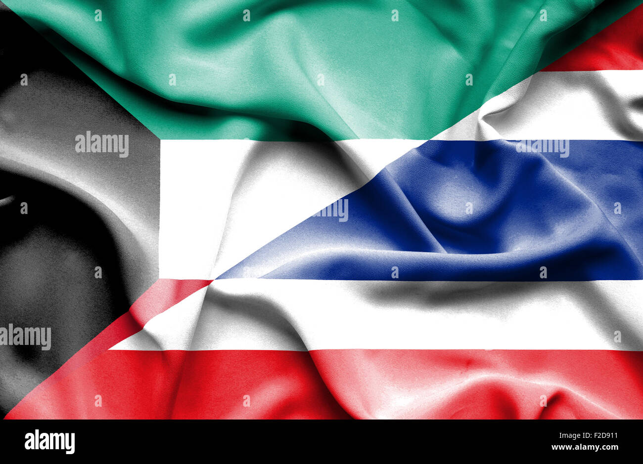 Kuwait thailand flag hi-res stock photography and images - Alamy