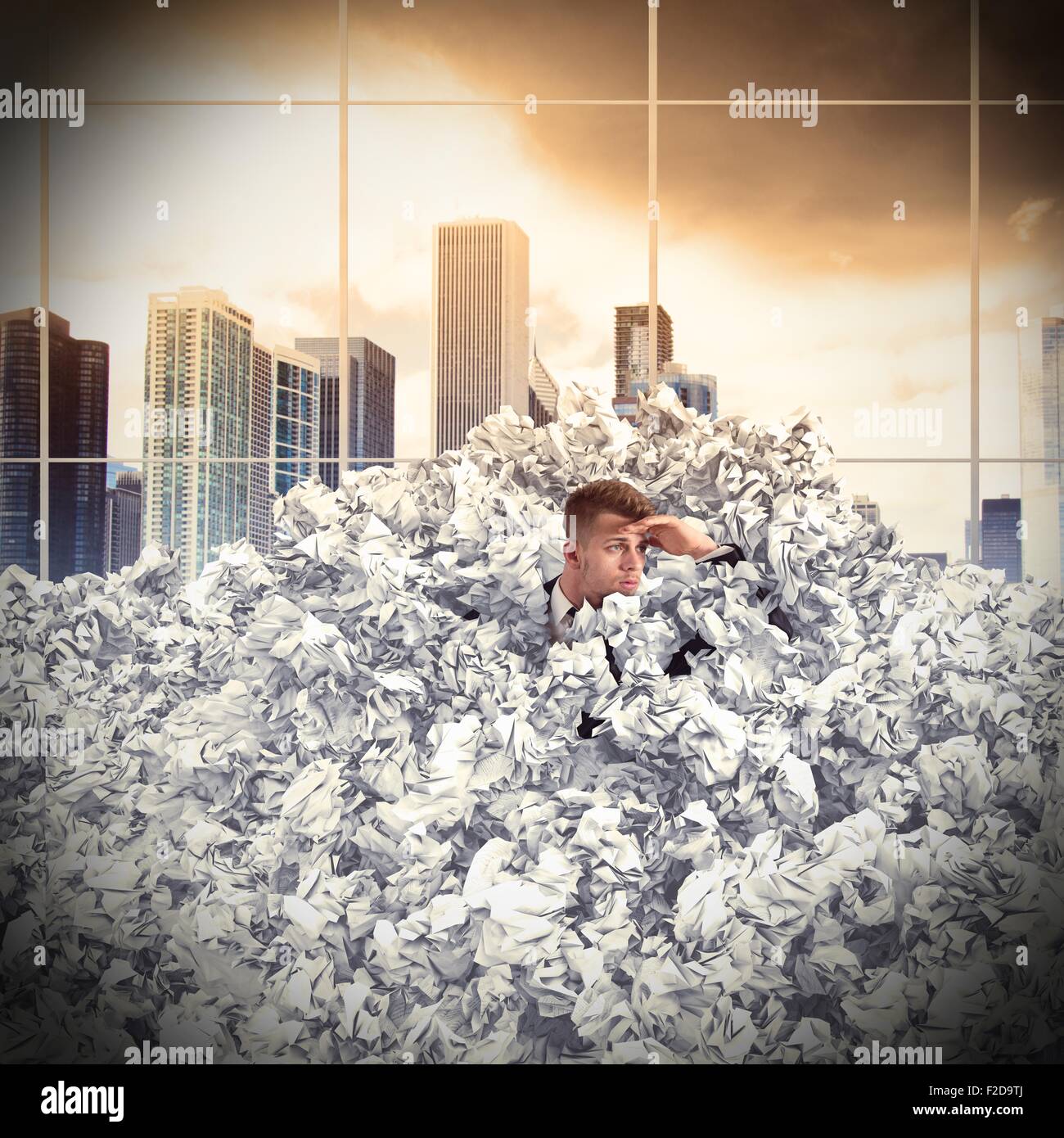 Man buried hi-res stock photography and images - Alamy
