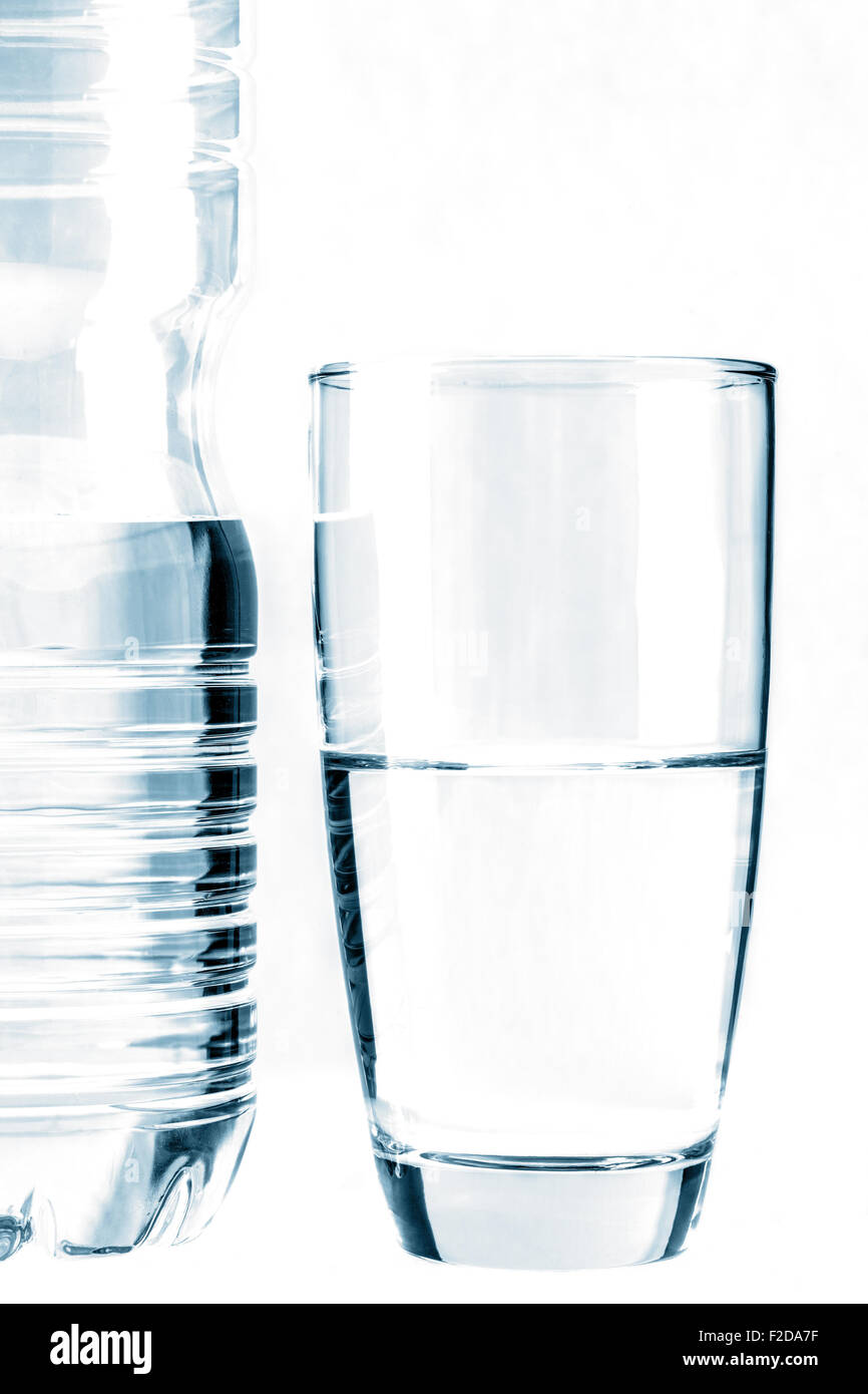 Half full water bottle hi-res stock photography and images - Alamy