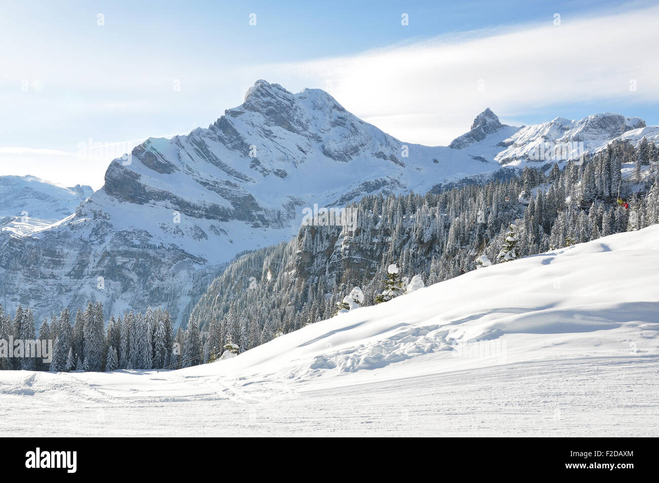 Alpine scenery. Braunwald, Switzerland Stock Photo - Alamy