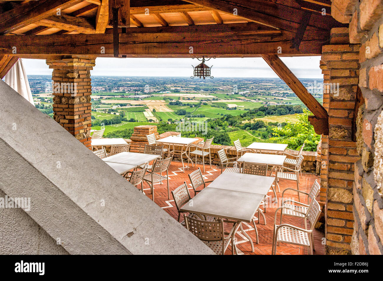 nature and memories - view from the terrace of an Italian restaurant ...