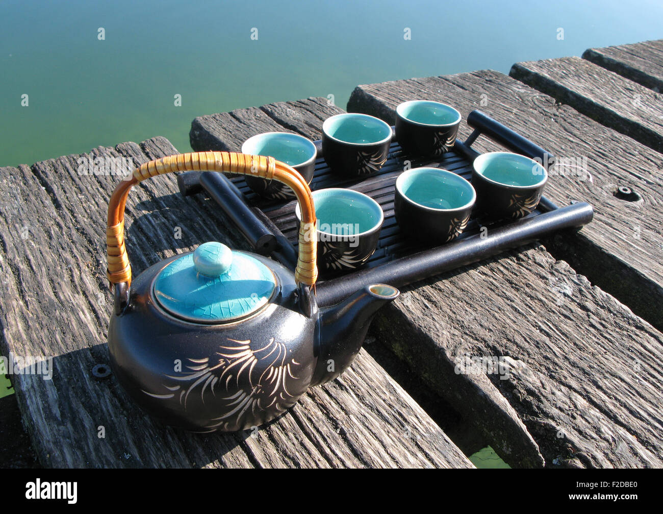 Chinese tea set Stock Photo - Alamy