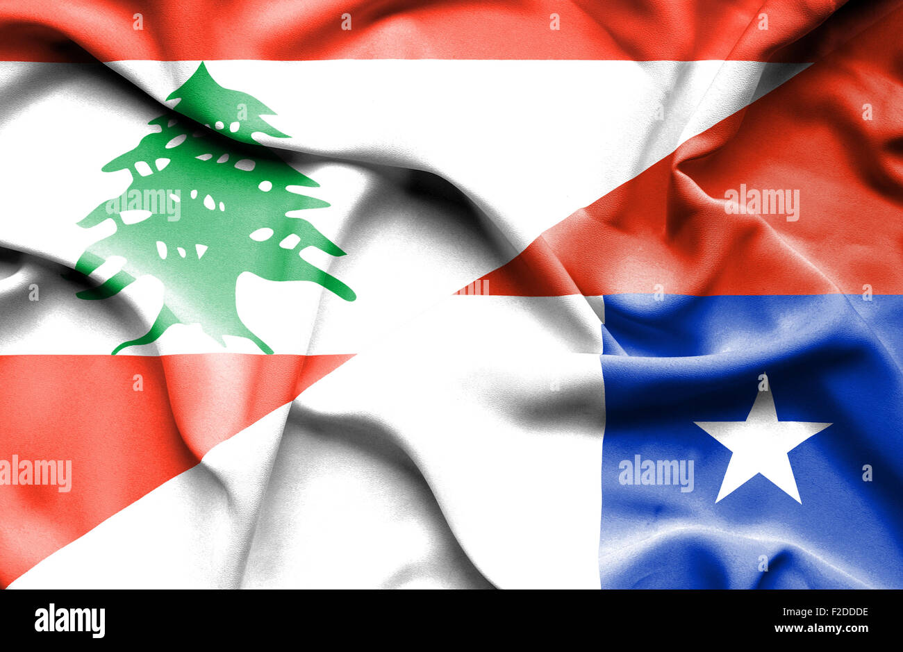 Chile lebanon flag hi-res stock photography and images - Alamy