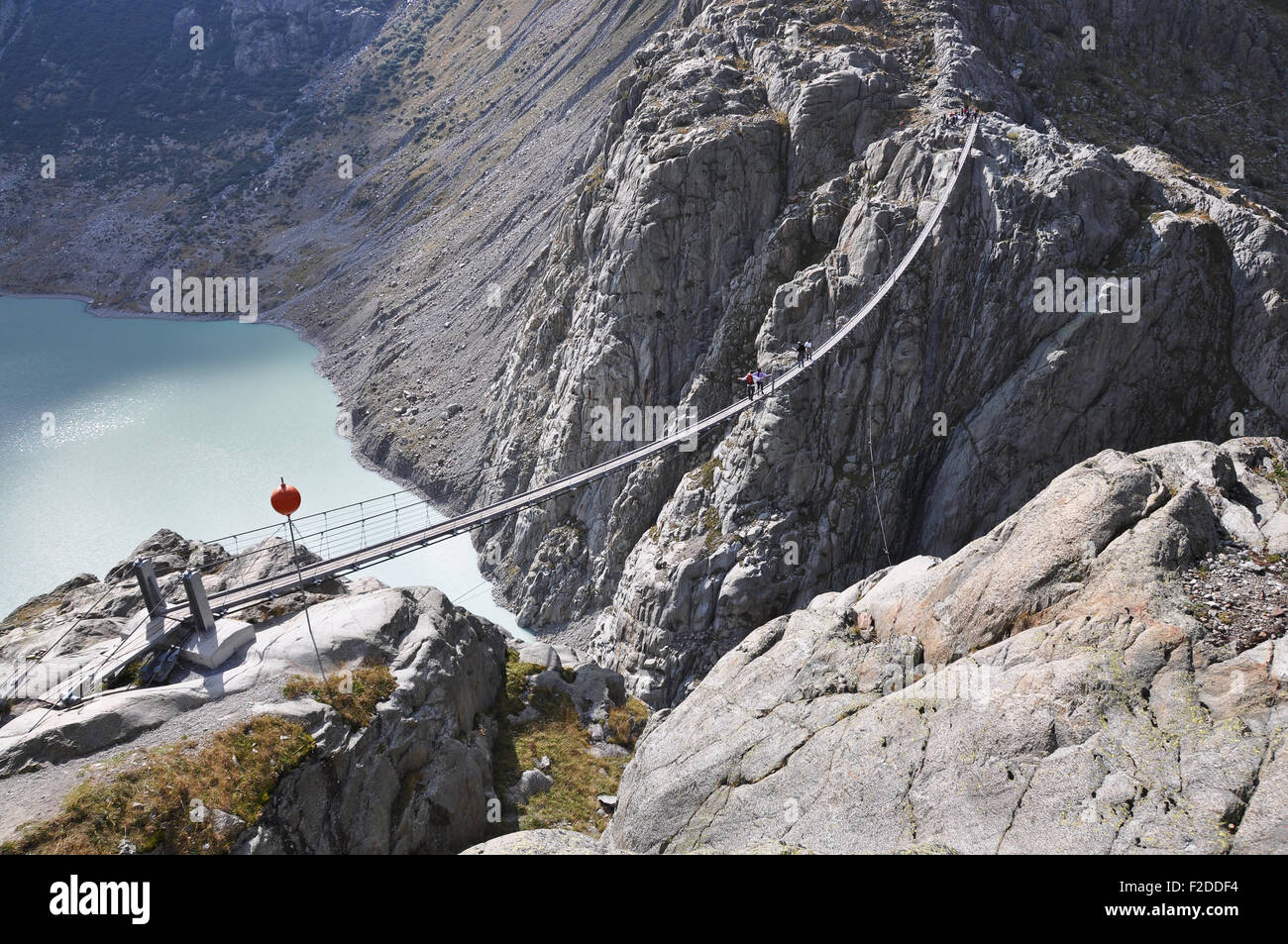 Trift Bridge, the longest 170m pedestrian-only suspension bridge in the ...