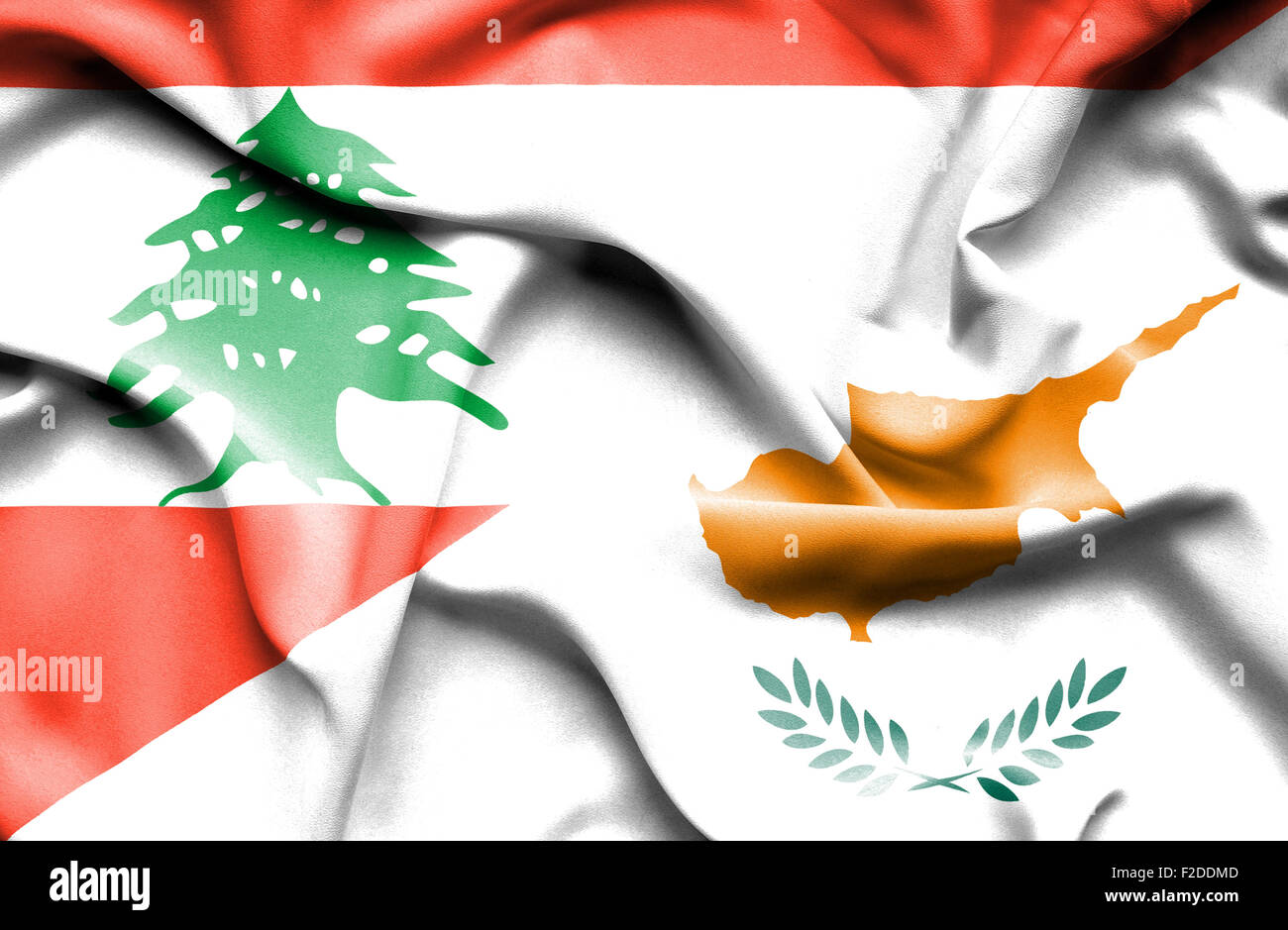 Lebanon cyprus flag hi-res stock photography and images - Alamy