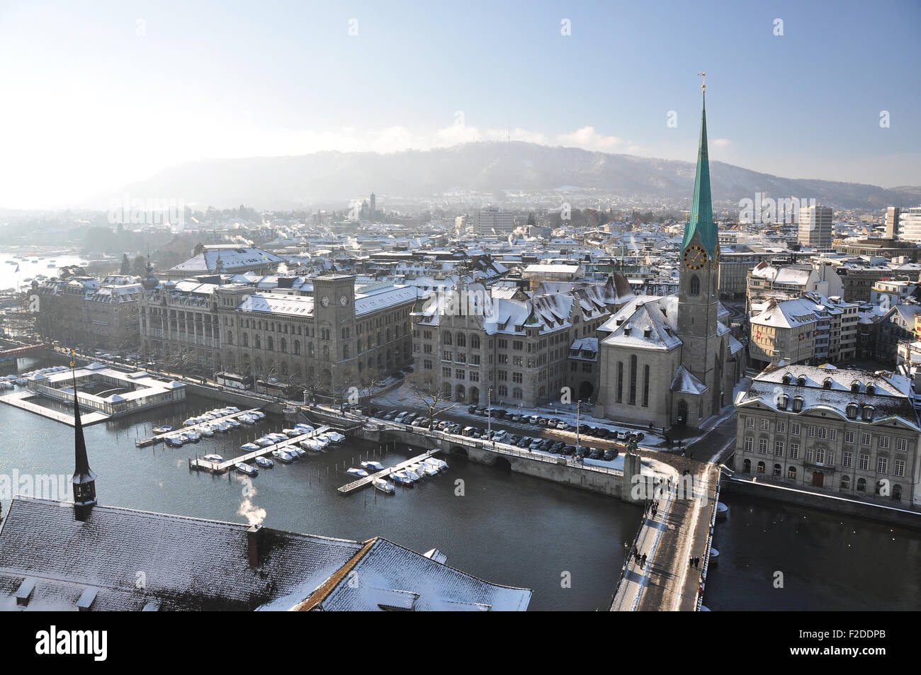 Winter view zurich hi-res stock photography and images - Alamy