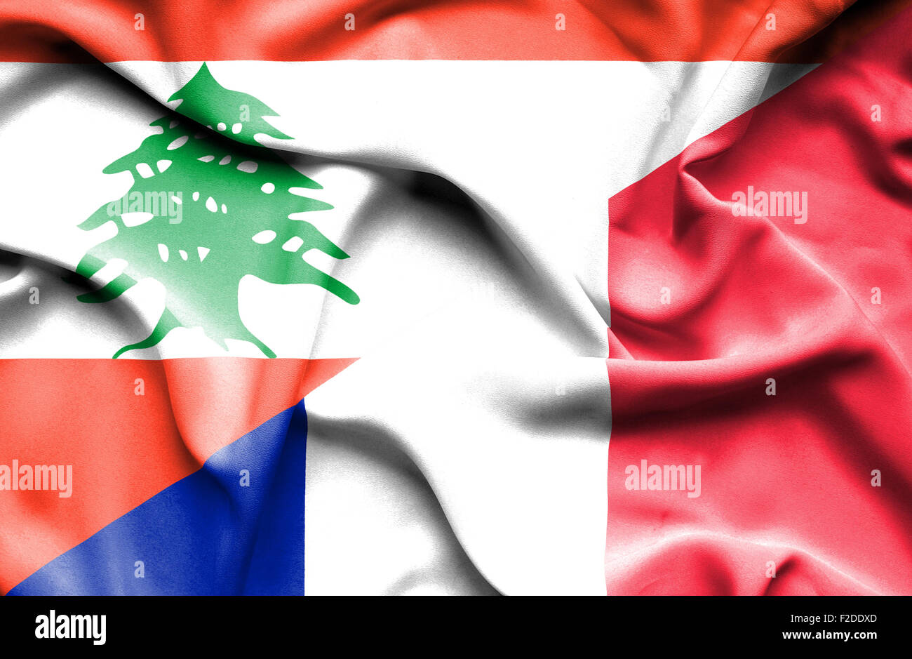 Lebanon france flag hi-res stock photography and images - Alamy