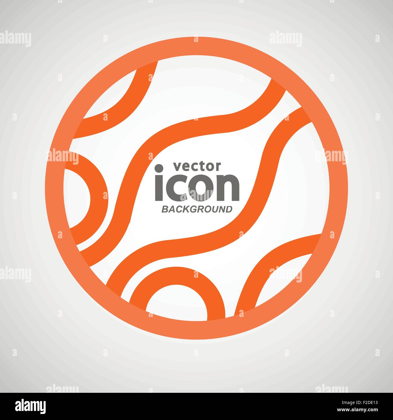 Vector abstract circle icon. Molecule color design Stock Vector Image ...
