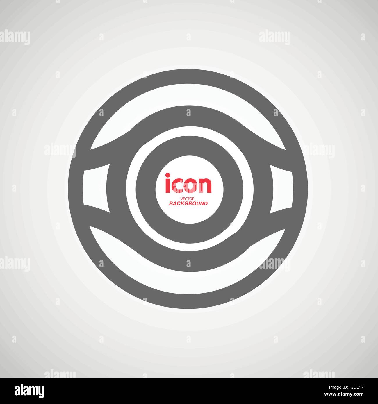 Vector abstract circle icon. Molecule color design Stock Vector Image ...