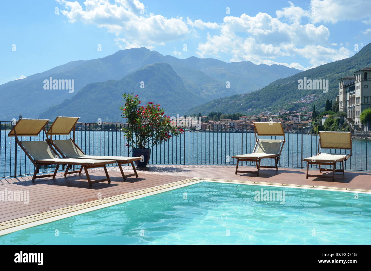 Lake como hotel swimming pool hi-res stock photography and images - Alamy