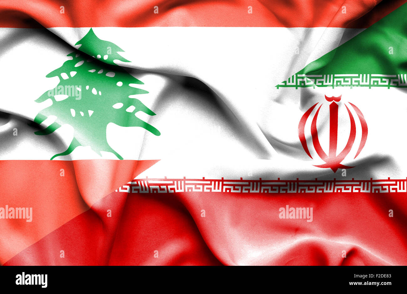 Lebanon iran flag hi-res stock photography and images - Alamy