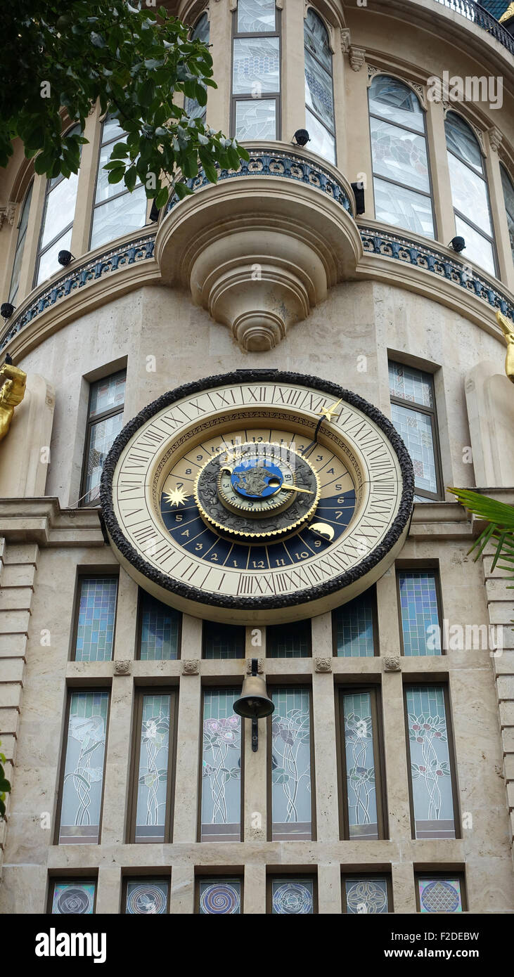 Astronomical Clock in Batumi, Georgia, Black sea, Caucasus Stock Photo ...