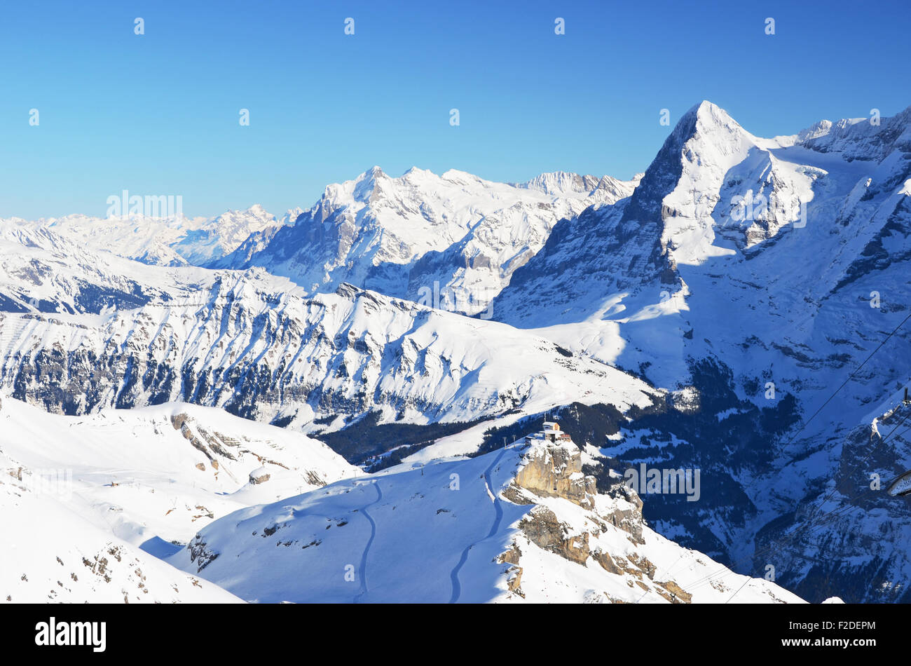Eiger, famous Swiss mountain peak Stock Photo - Alamy