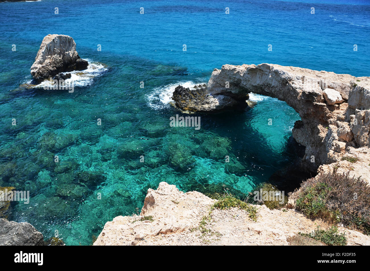 Rock arch. Ayia Napa, Cyprus Stock Photo - Alamy