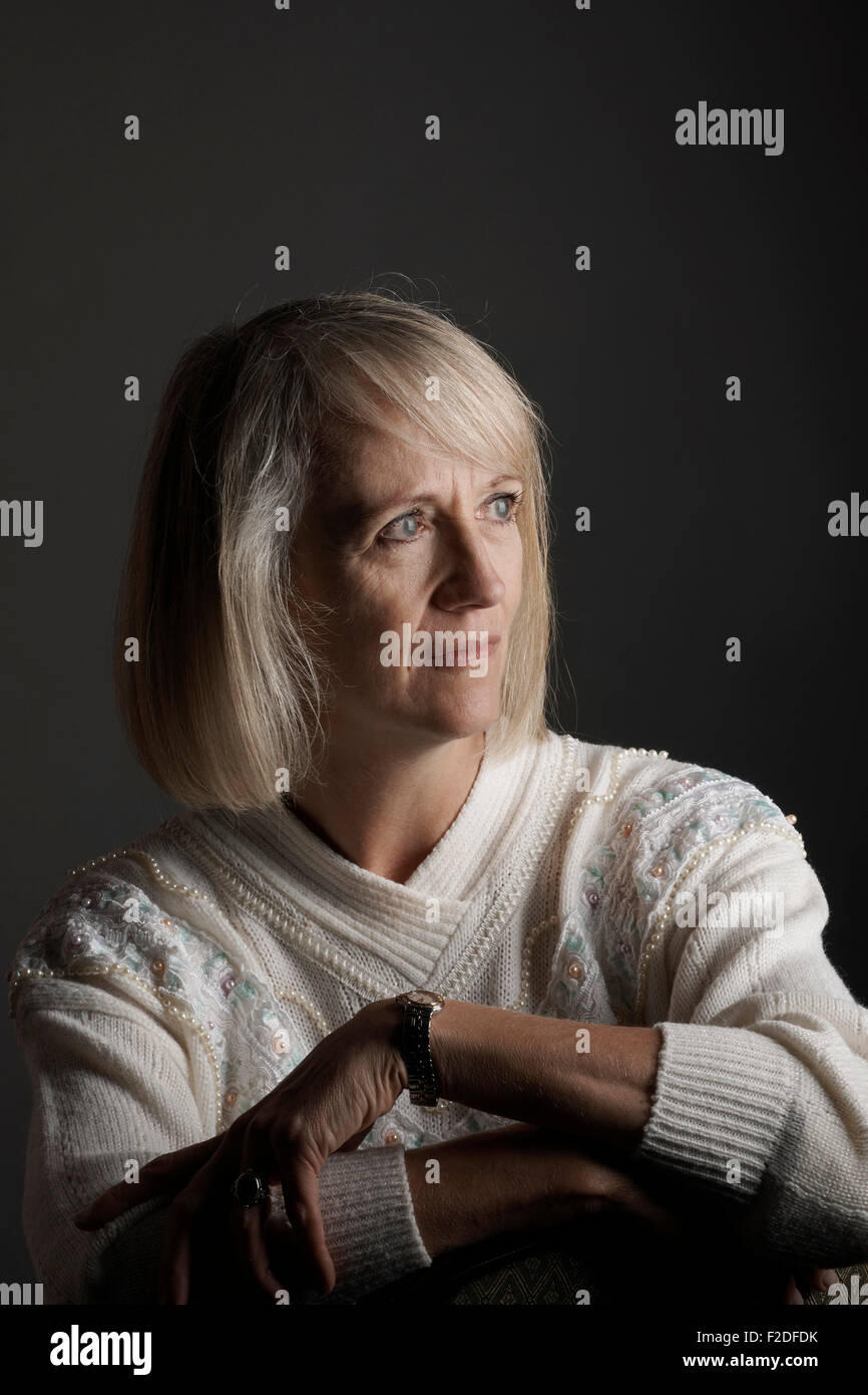 Virginia Nicholson at the Oldie Literary Lunch 16-09-15 Stock Photo - Alamy