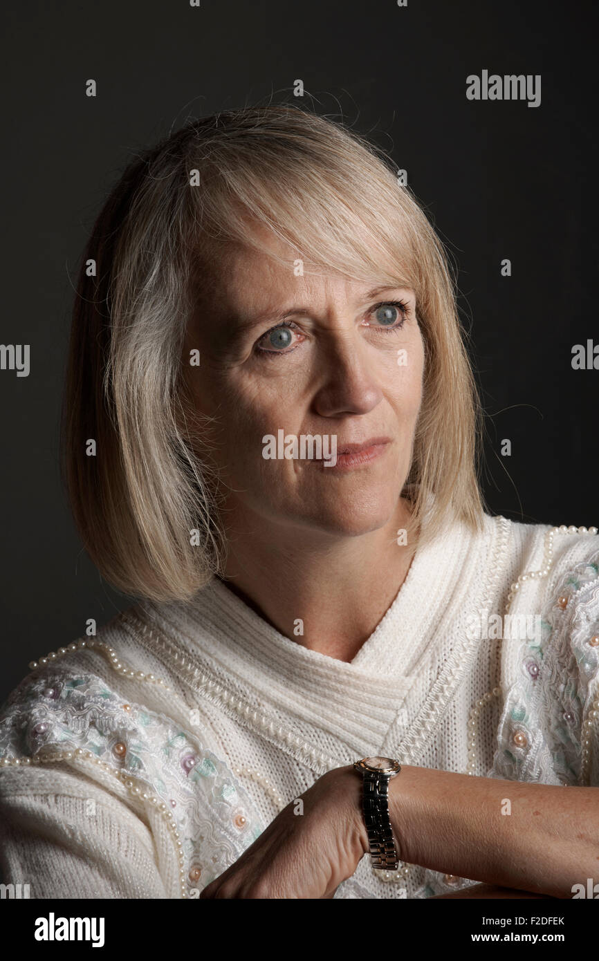 Virginia Nicholson at the Oldie Literary Lunch 16-09-15 Stock Photo - Alamy