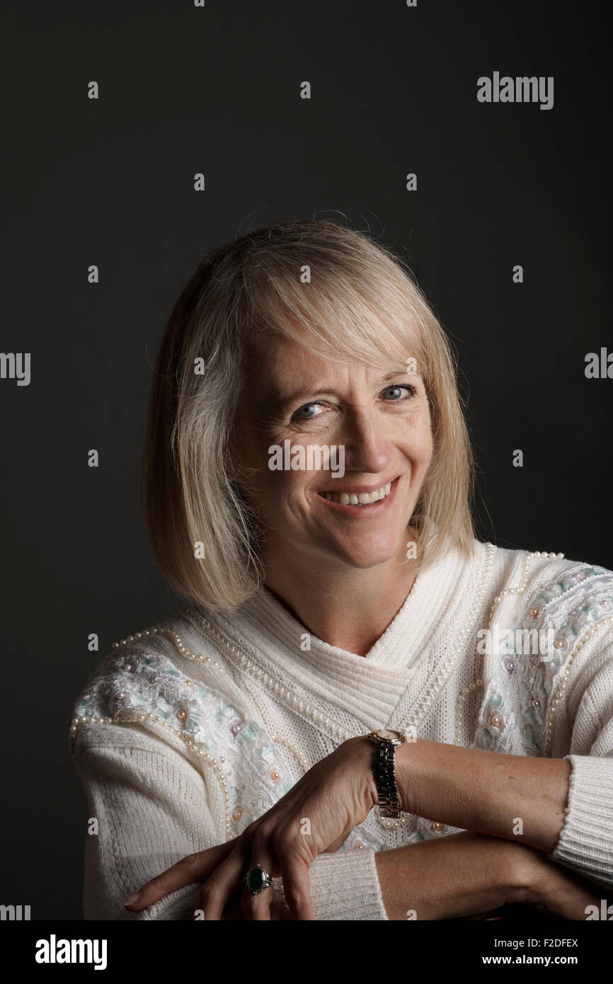 Virginia Nicholson at the Oldie Literary Lunch 16-09-15 Stock Photo - Alamy