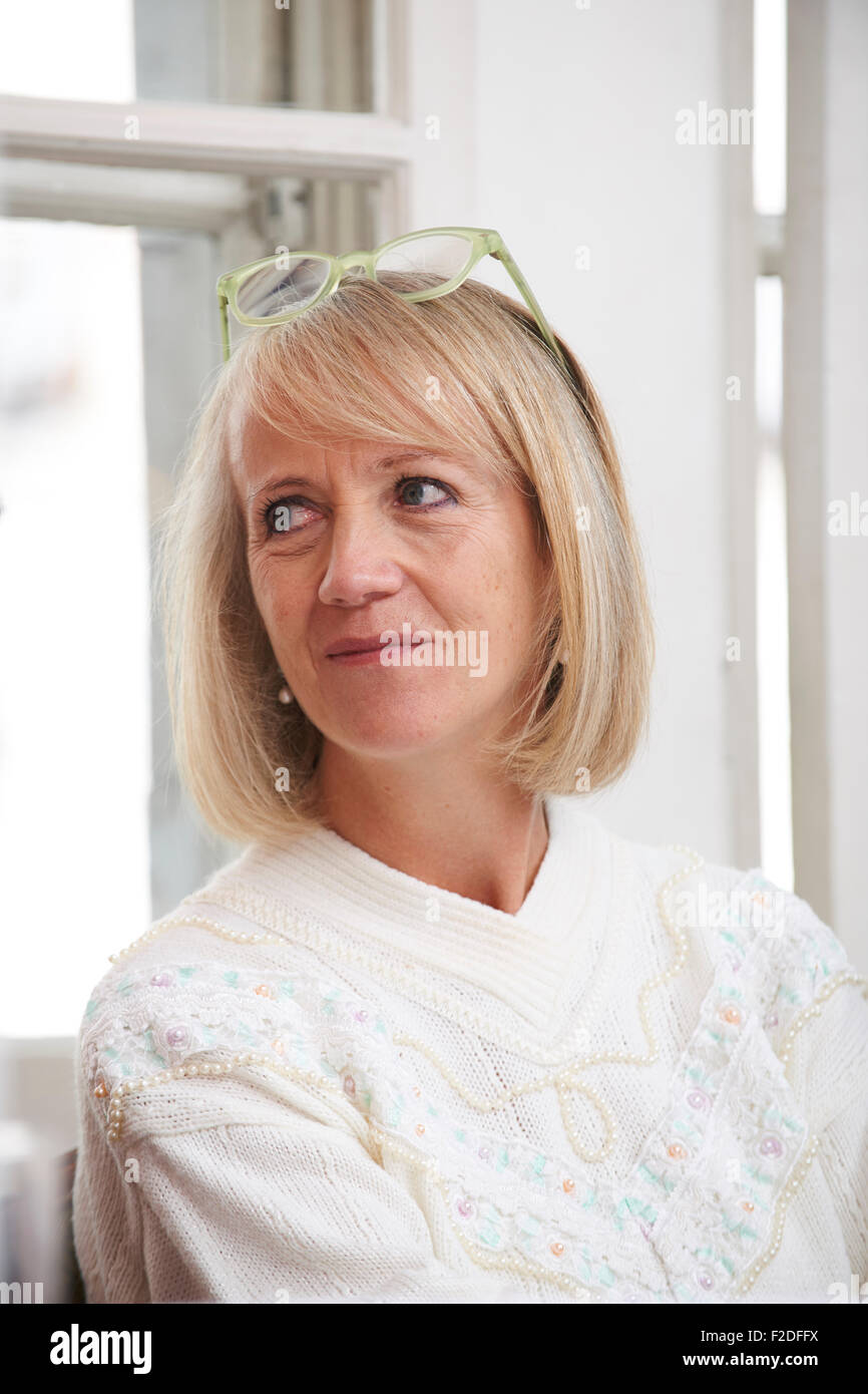 Virginia Nicholson at the Oldie Literary Lunch 16-09-15 Stock Photo - Alamy