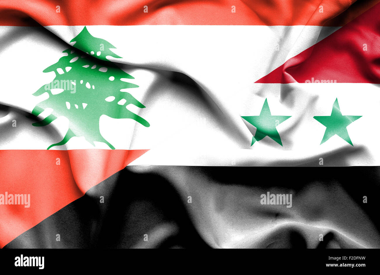 Lebanon syria flag hi-res stock photography and images - Alamy