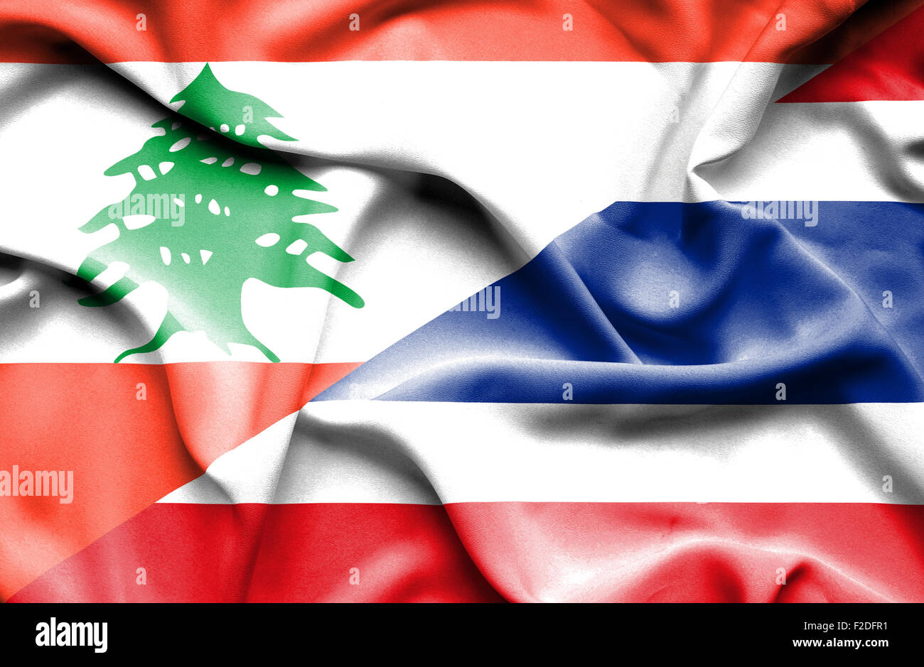 Lebanon thailand flag hi-res stock photography and images - Alamy