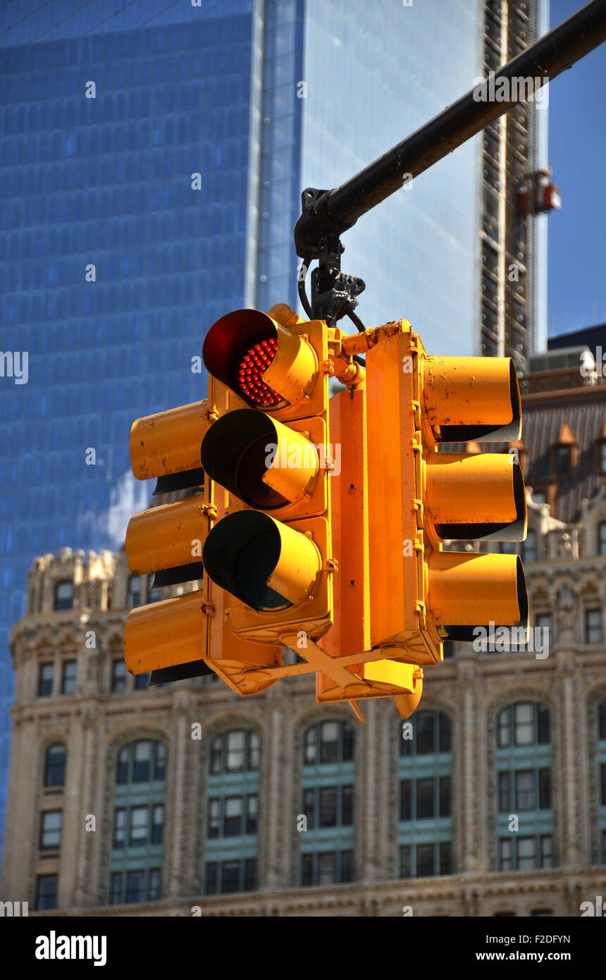 Traffic light. NYC Stock Photo - Alamy