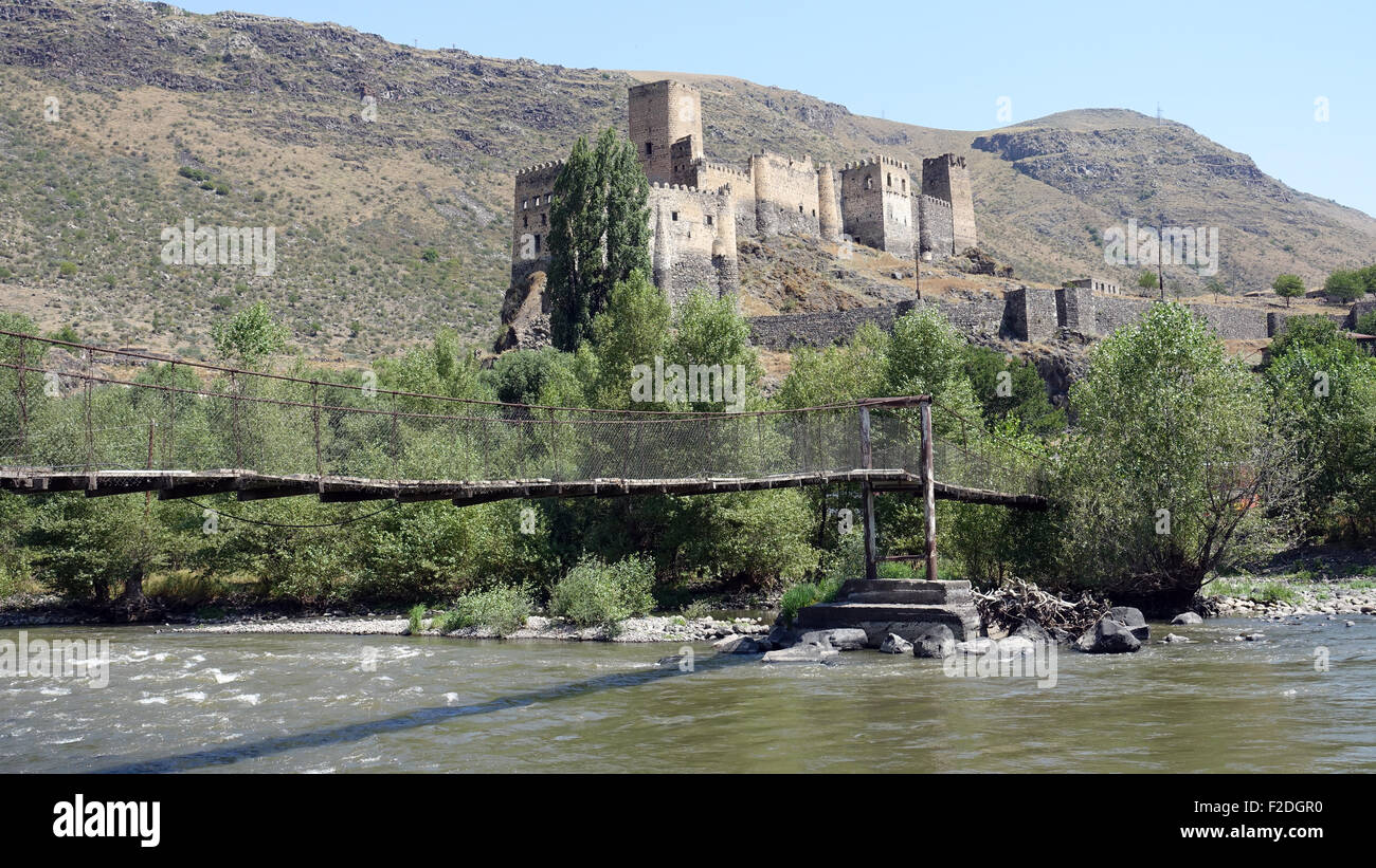 Khertvisi fortress Samtskhe-Javakheti, Georgia Eurasia Stock Photo - Alamy