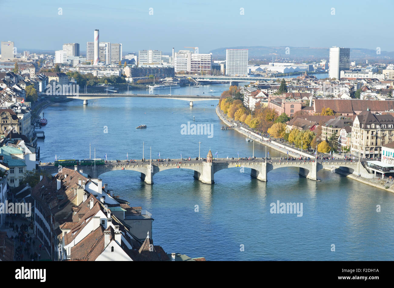 View of basel and aerial hi-res stock photography and images - Alamy