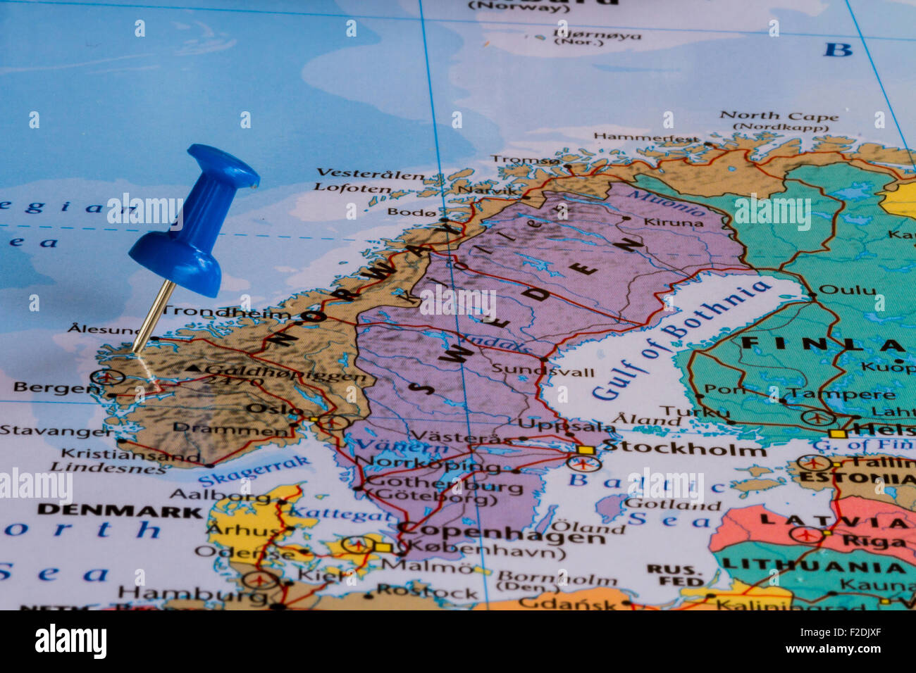 Country sweden map hi-res stock photography and images - Alamy