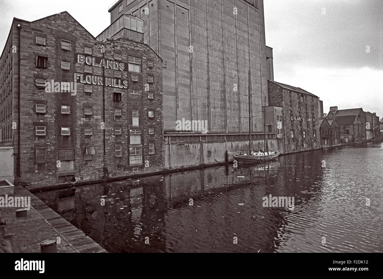 Grand Canal Dock with Boland's flour mill, referred to in James Joyce ...