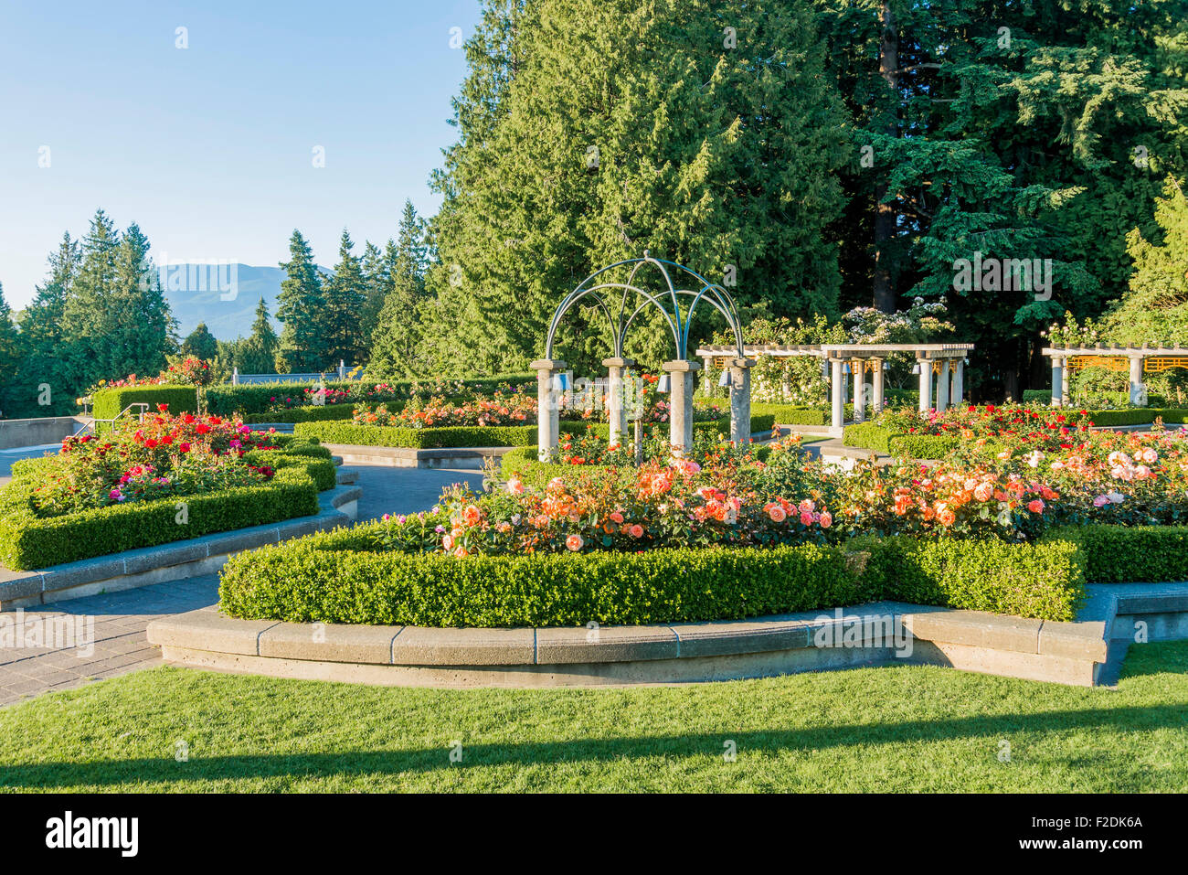 The Rose Garden, University of British Columbia, Canada Stock Photo - Alamy