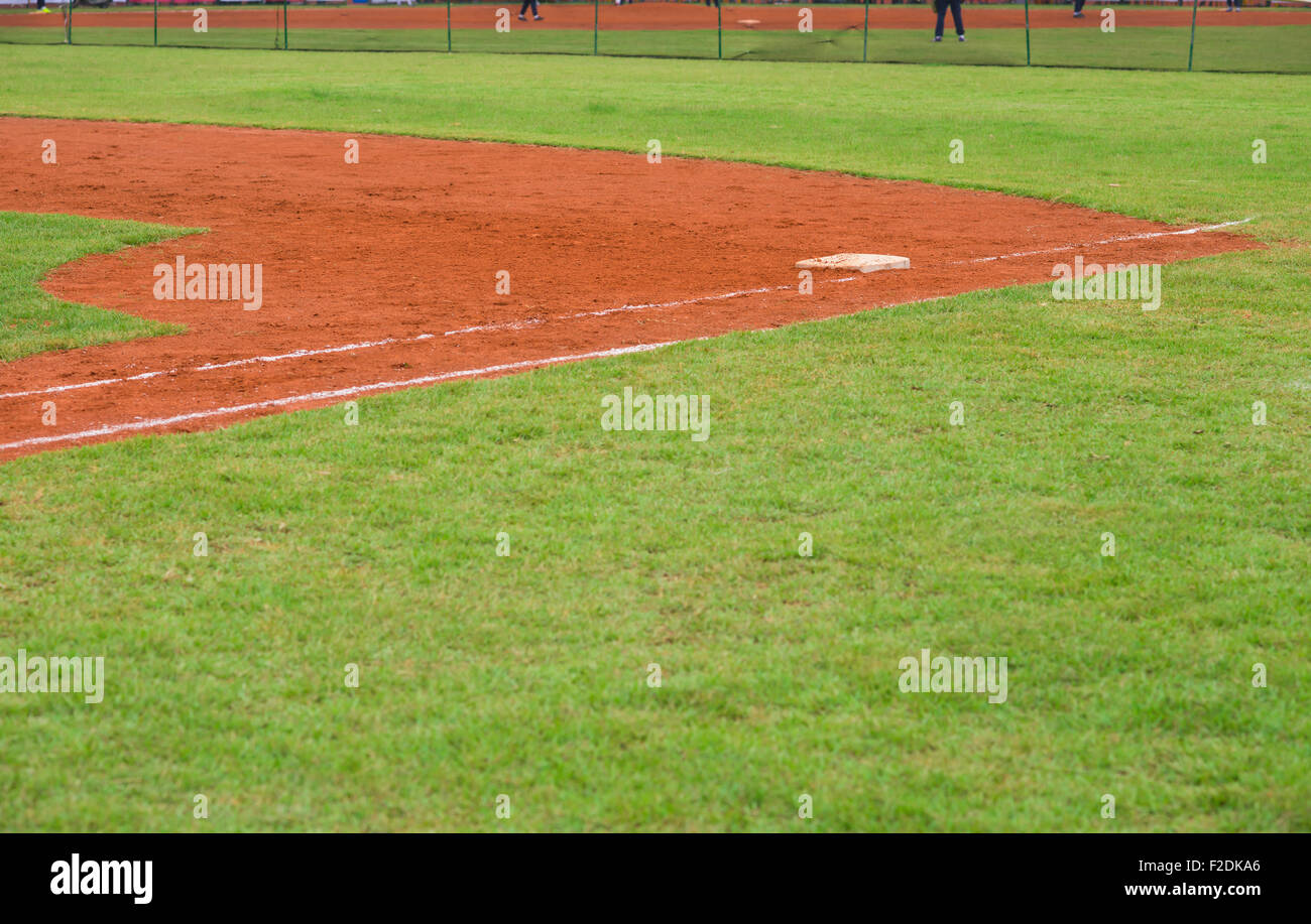 corner of a baseball field Stock Photo - Alamy