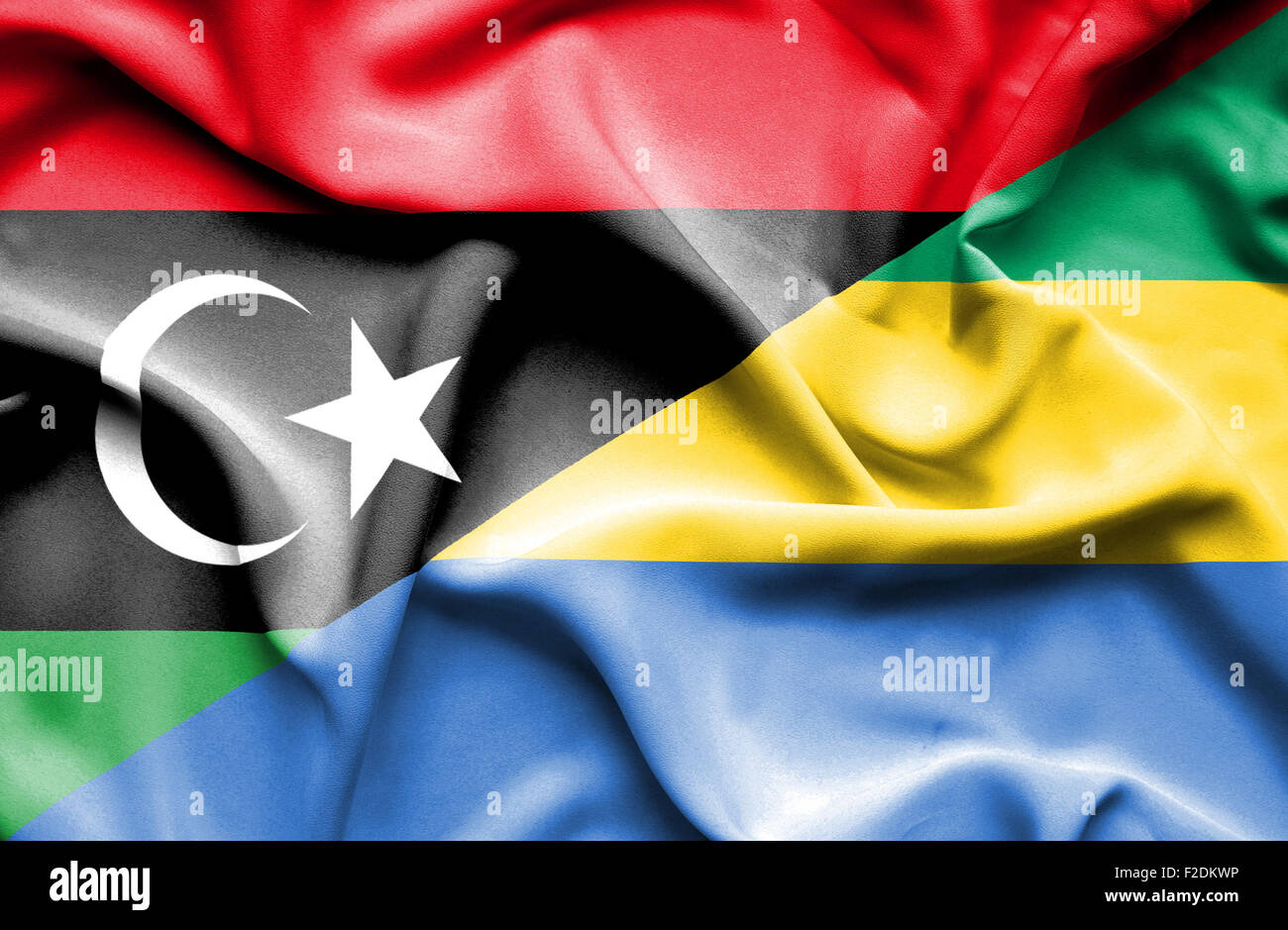 Libya gabon flag hi-res stock photography and images - Alamy