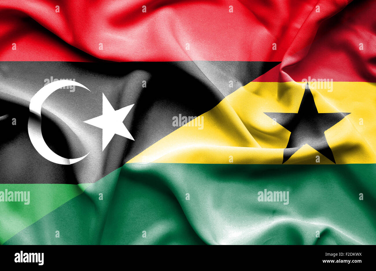 Libya ghana flag hi-res stock photography and images - Alamy