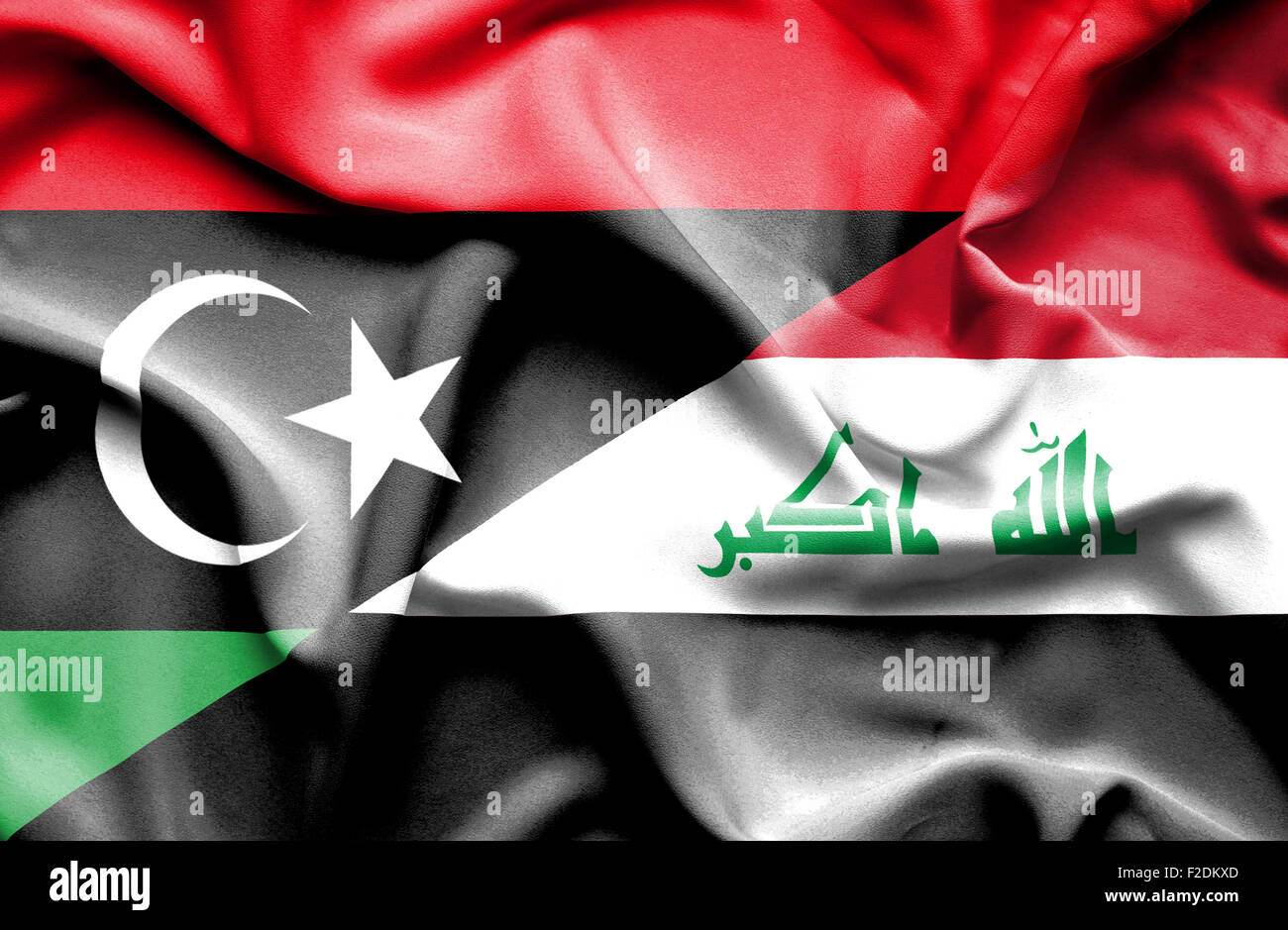 Libya iraq flag hi-res stock photography and images - Alamy