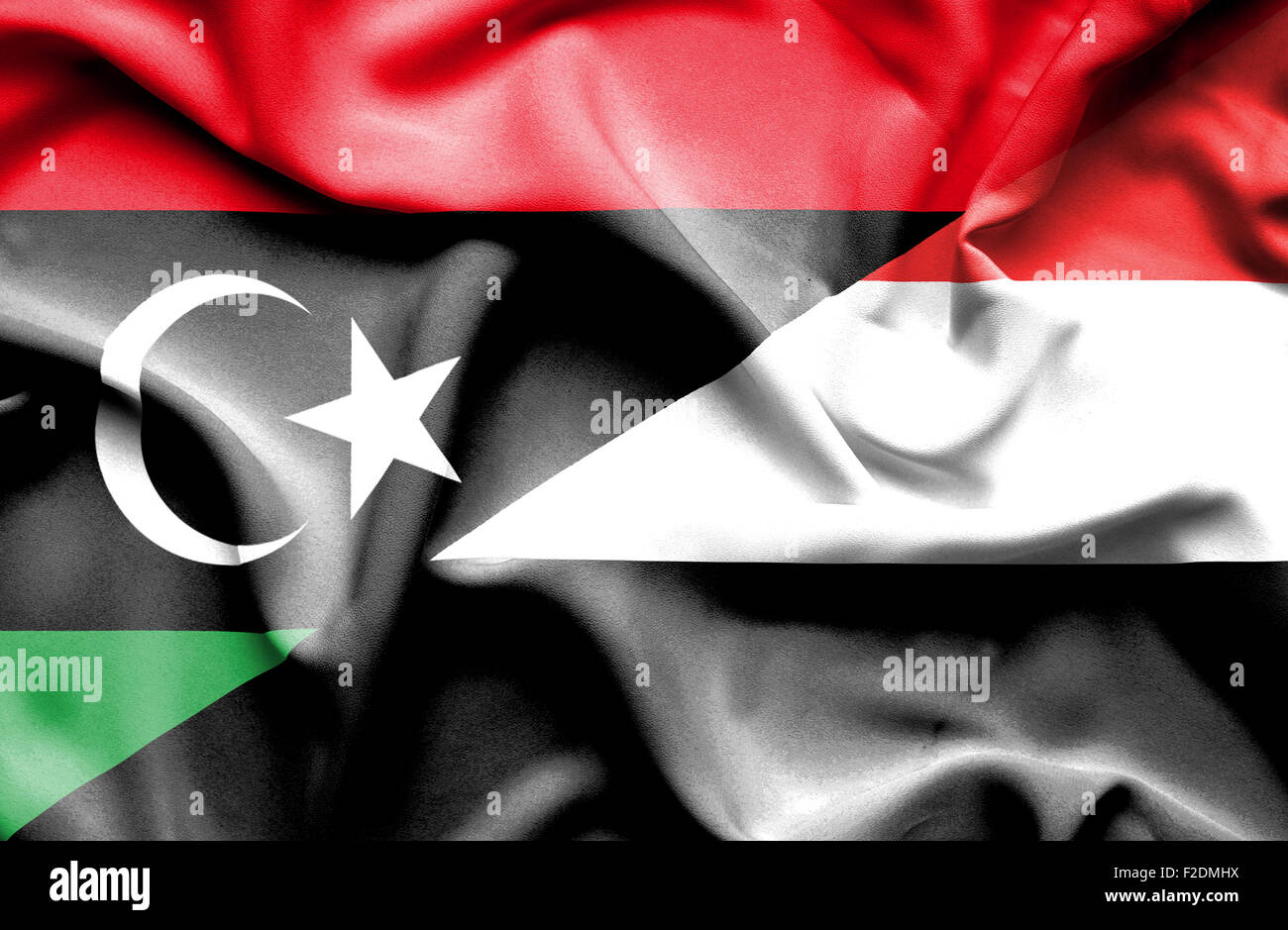 Yemen libya flag hi-res stock photography and images - Alamy