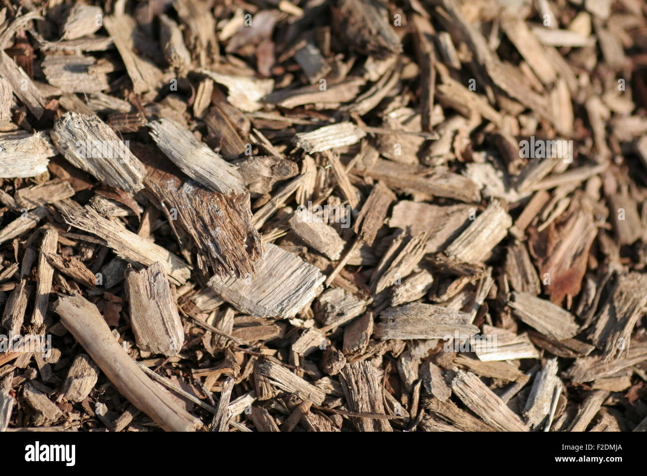 Wood chips whole frame Stock Photo - Alamy