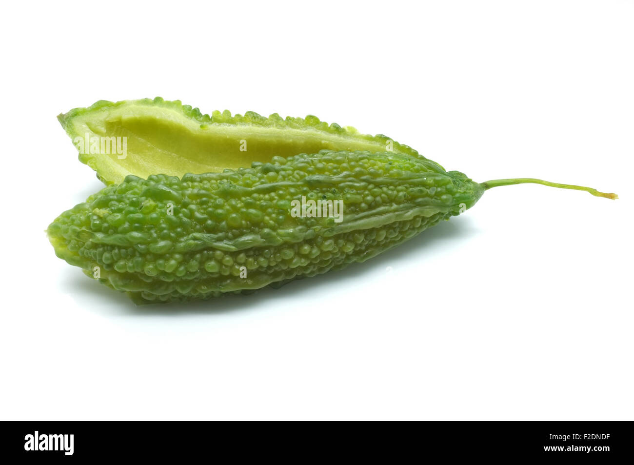 Green bitter cucumber, gourd, melon without seed Stock Photo - Alamy