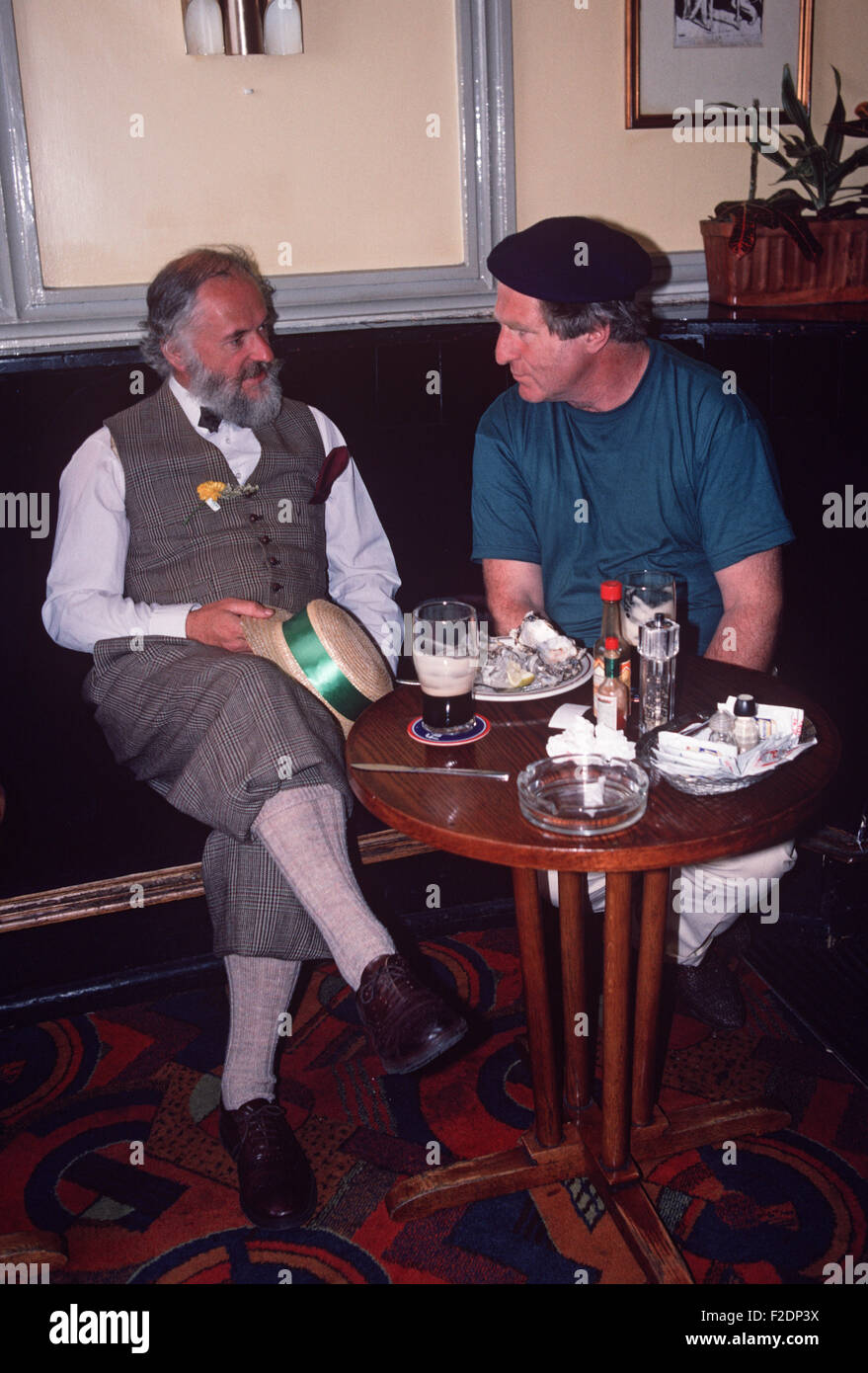 Davy Byrnes Moral pub, Dublin during commemoration of James Joyce ...