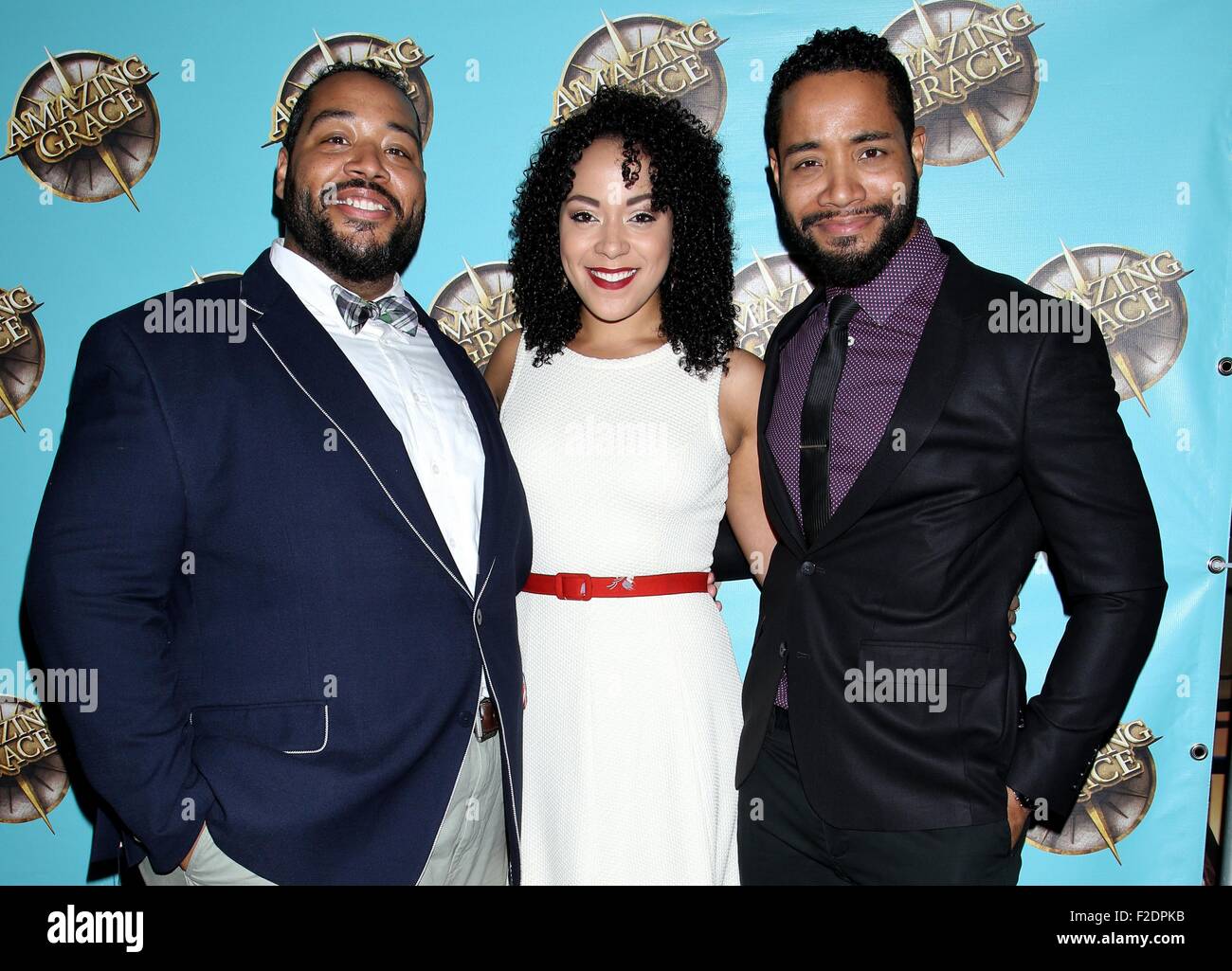 Broadway opening night for Amazing Grace at the Nederlander Theatre ...