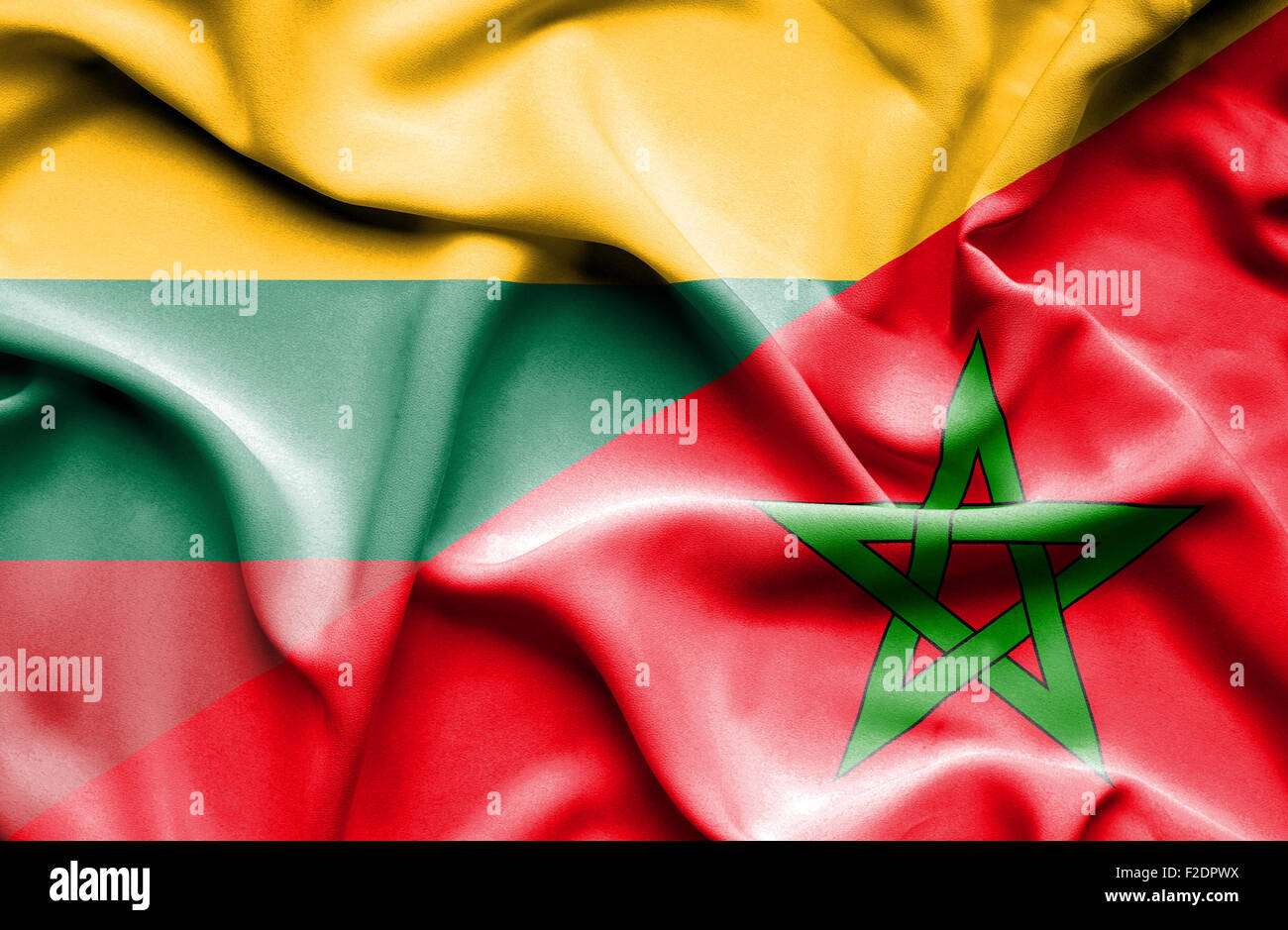 Lithuania morocco flag hi-res stock photography and images - Alamy