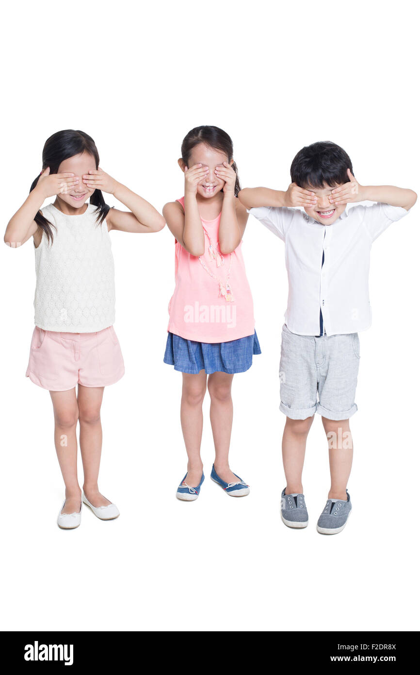 Eyes happy child in Cut Out Stock Images & Pictures - Alamy