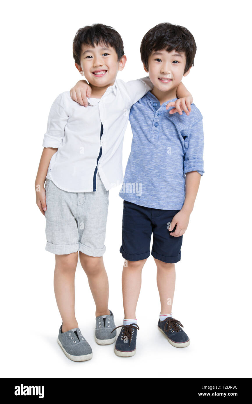 Two boys only boys Cut Out Stock Images & Pictures - Alamy